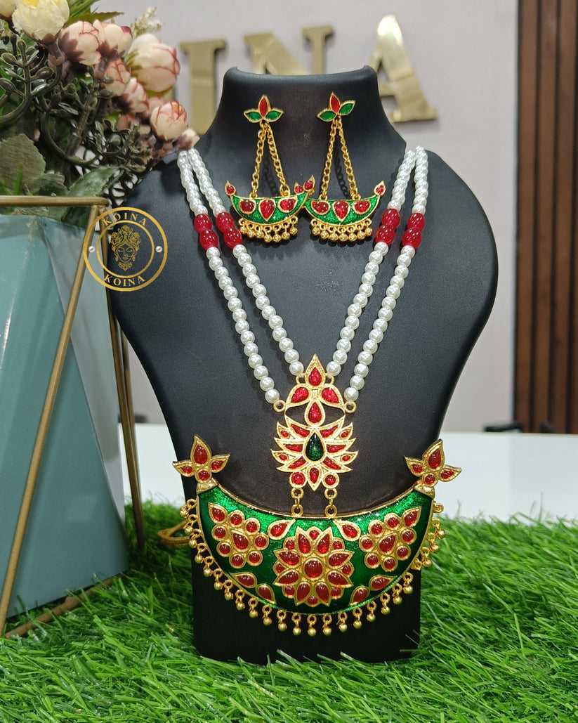 Green mina Junbiri set – Koina